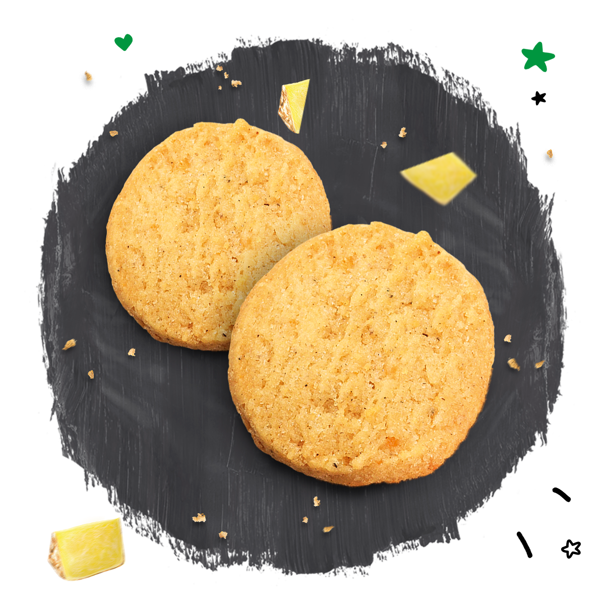 Nos petits sablés apéritifs au Cantal AOP et noix de muscade | Michel ...